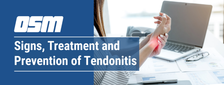 Signs, Treatment and Prevention of Tendonitis - Orthopedic & Sports ...